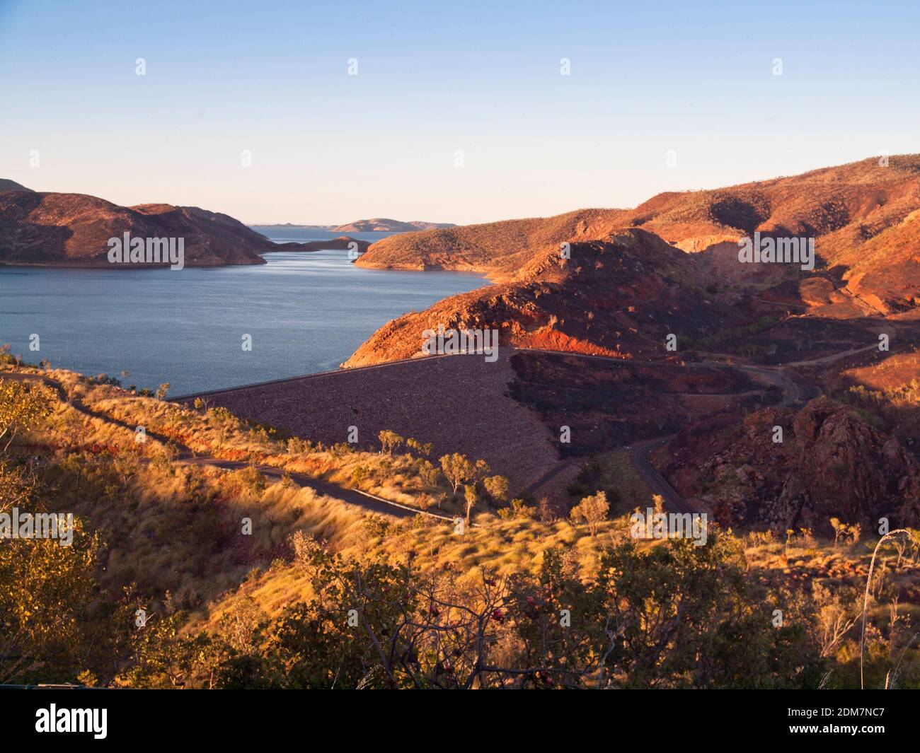 Ord River Dam and Lake Argyle, Kimberley, Western Australia Stock Photo ...