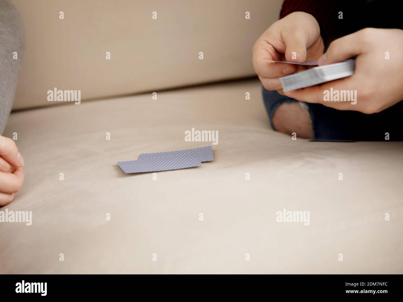 Two men playing cards on hi-res stock photography and images - Alamy