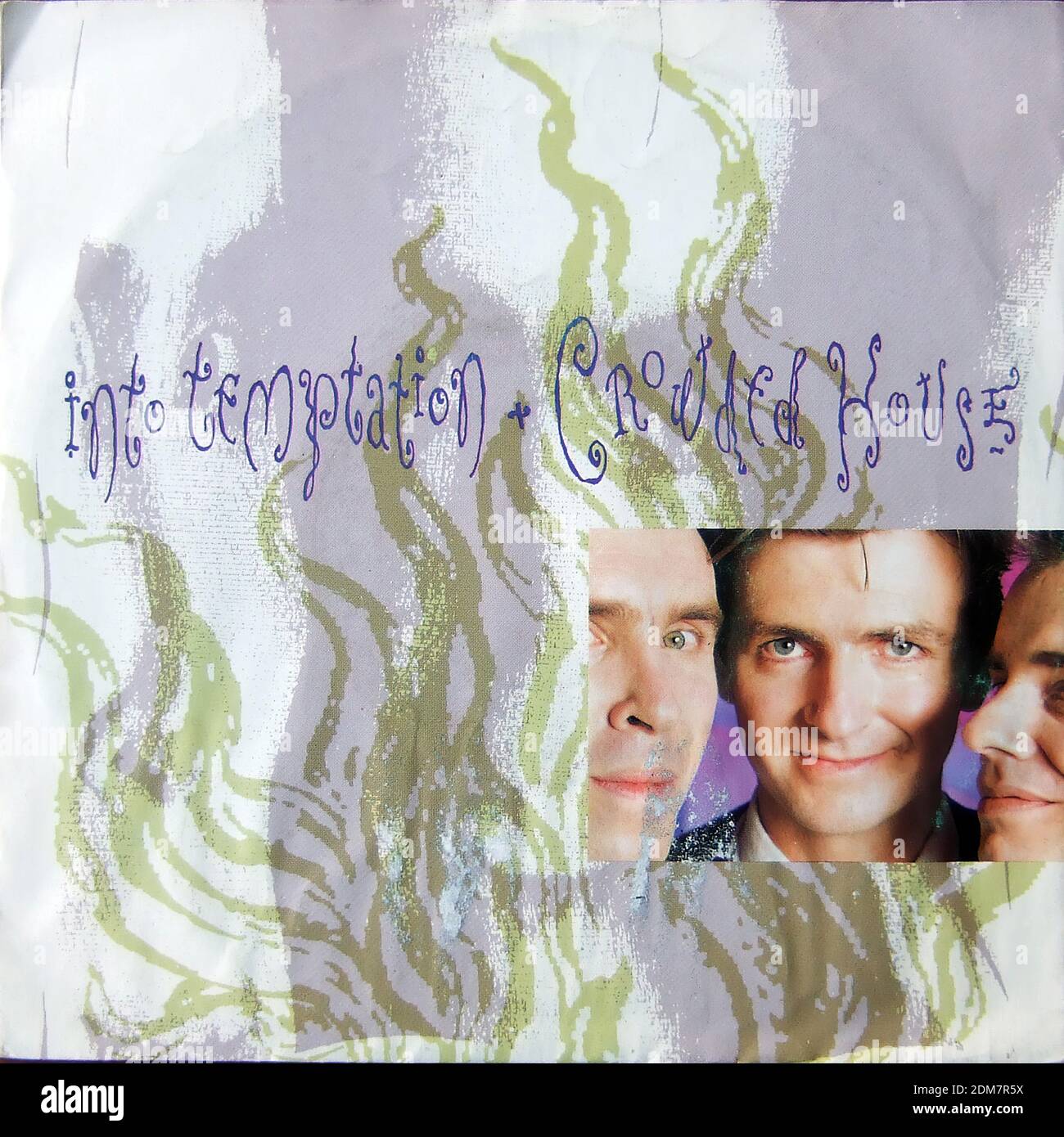 Crouded House - Into Temptation, 7 inch Single 45rpm - Vintage vinyl ...