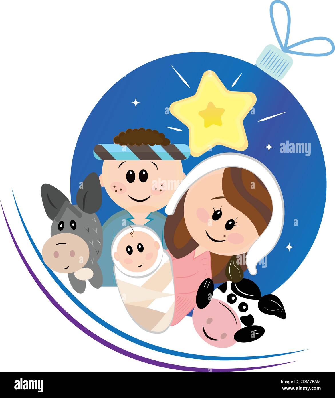 Kawaii cute happy christmas Cut Out Stock Images & Pictures - Alamy