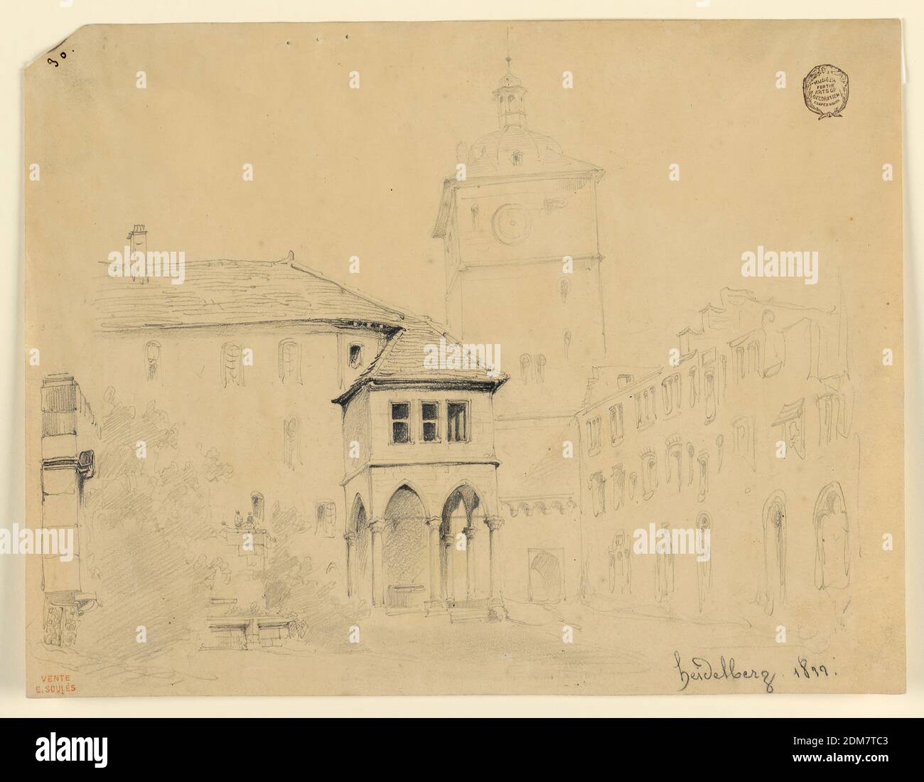 Heidelberg 1839 hi-res stock photography and images - Alamy