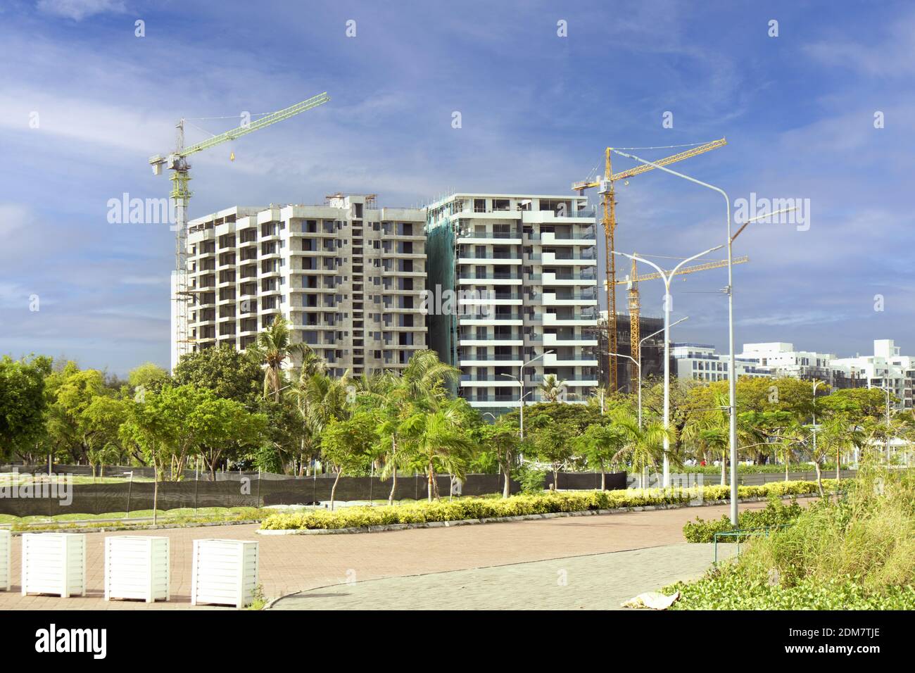 Flats Building Construction in Hulhumale, Maldives Stock Photo - Alamy