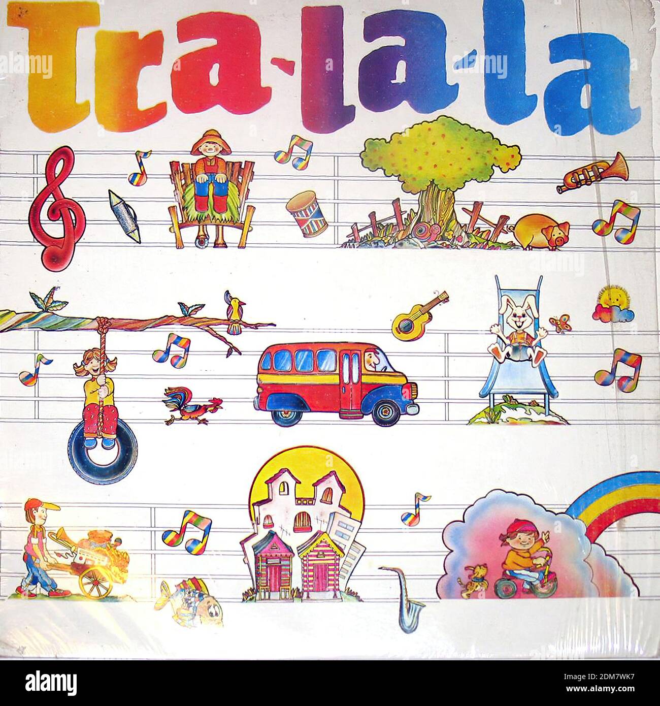 Colgate Tra la La Tobogan - Vintage Vinyl Record Cover Stock Photo - Alamy