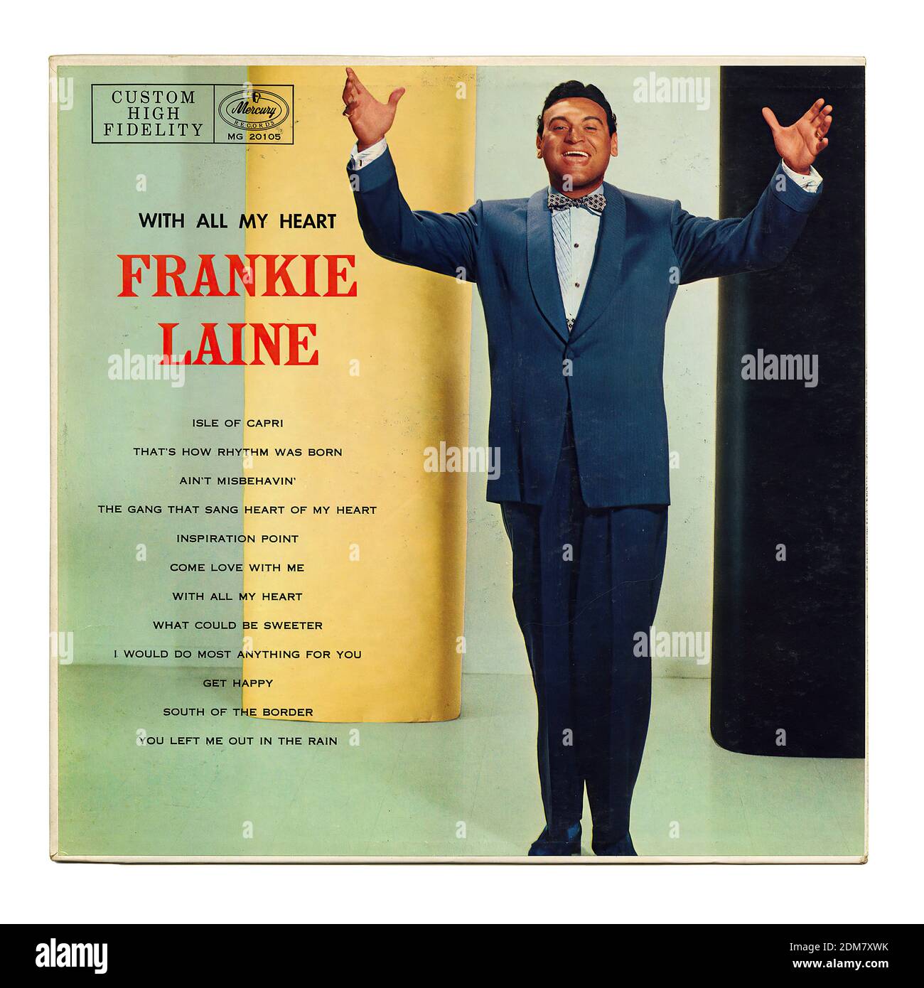 With All My Heart - Vintage Record Cover Stock Photo - Alamy