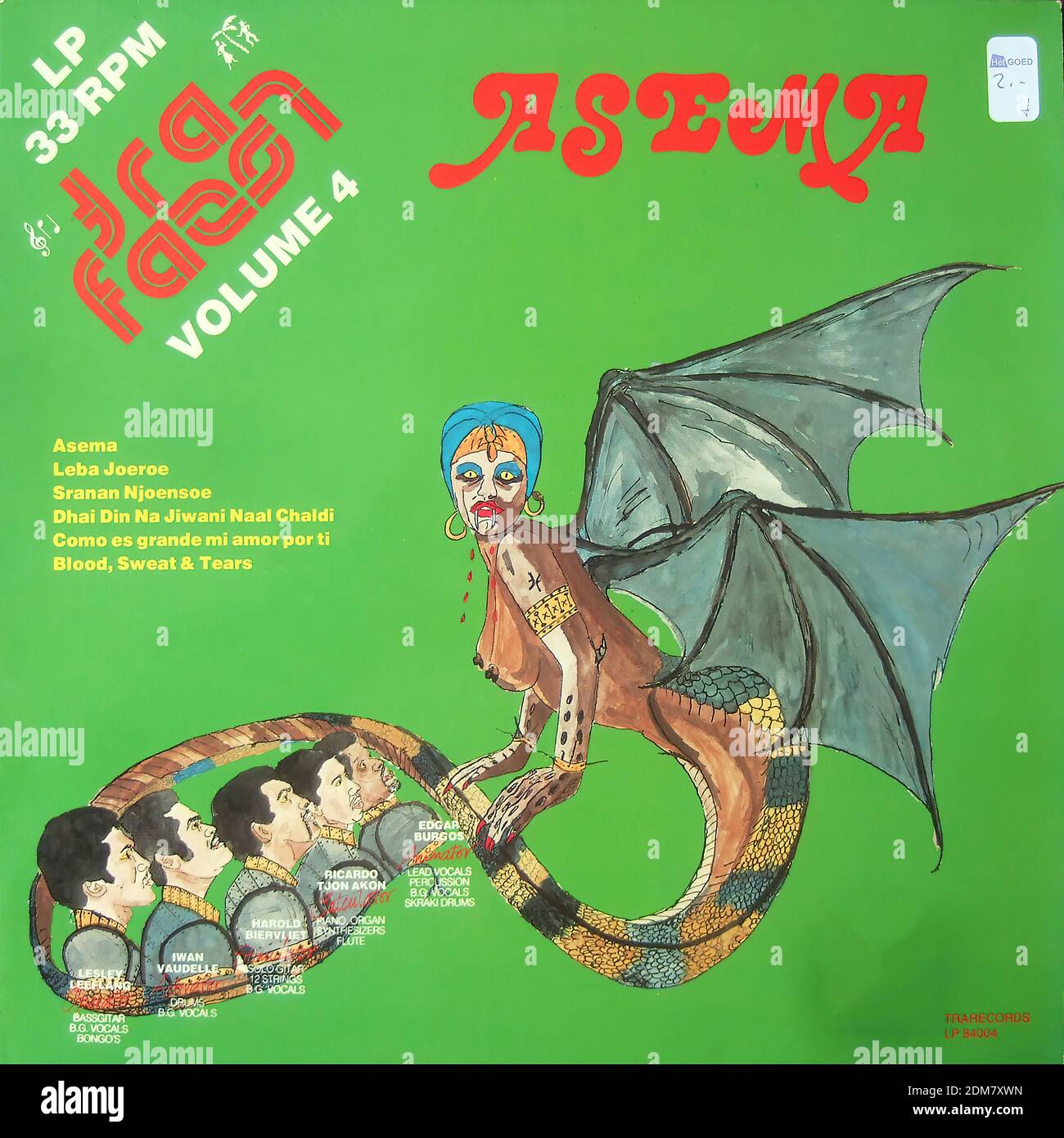 Trafassi - Asema, Tra Records 84004 - Vintage vinyl album cover Stock ...