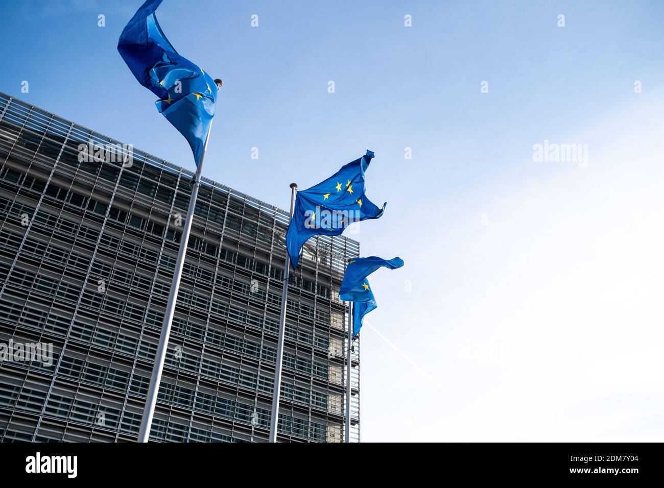 The Berlaymont, headquarters of the European Commission. Brussels on 25 ...