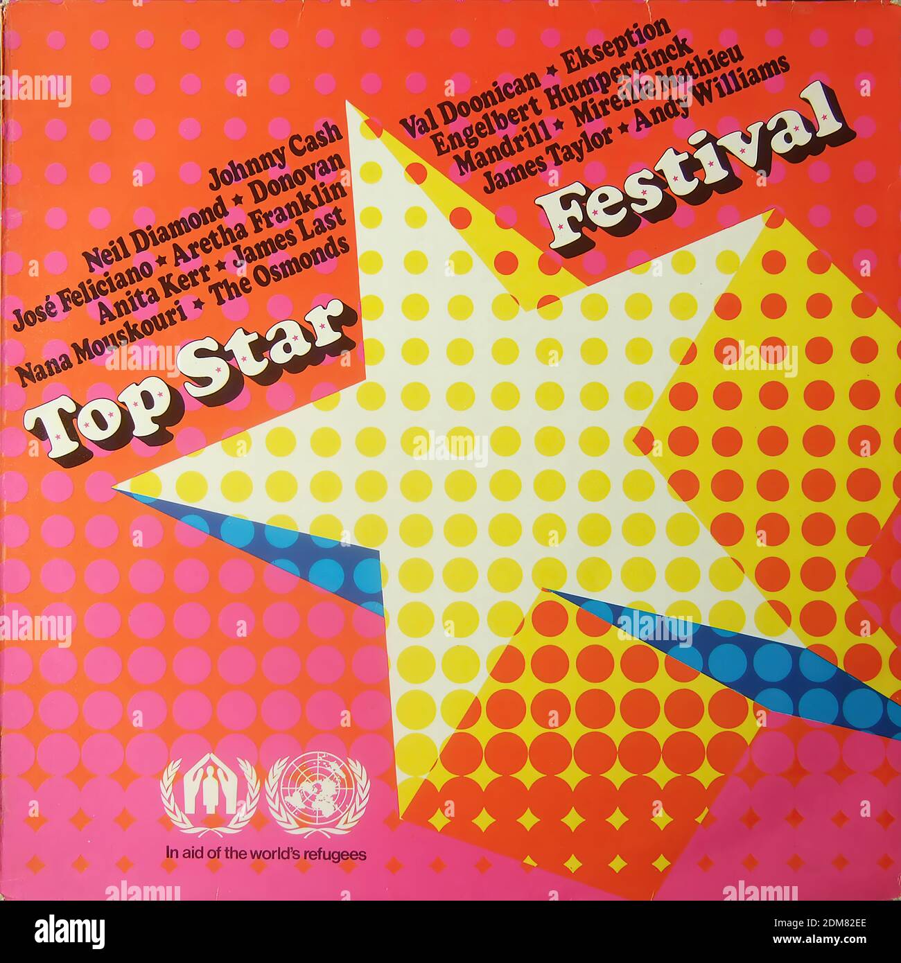 Top Star Festival - Vintage vinyl album cover Stock Photo - Alamy