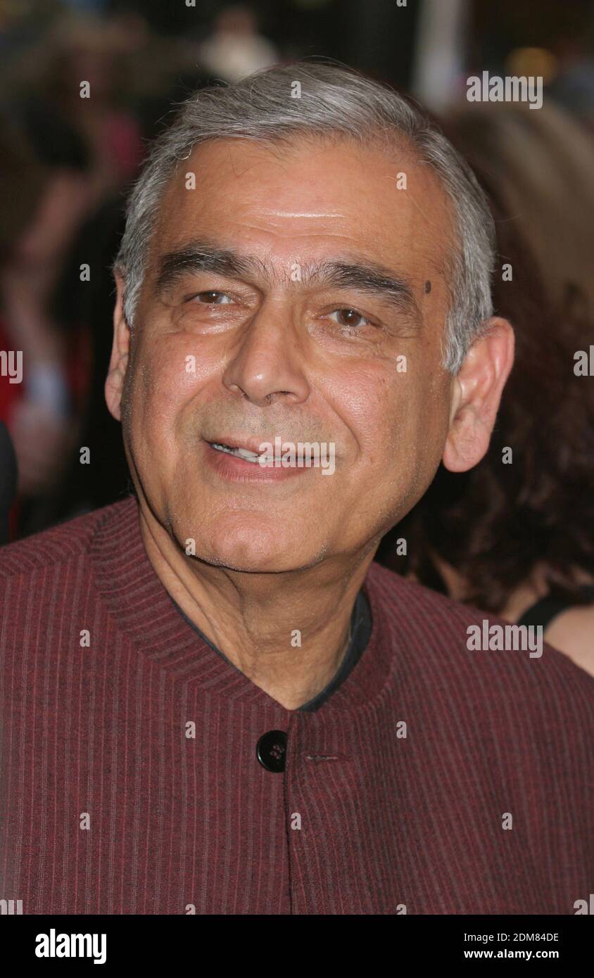 Ismail Merchant arriving at the opening night performance of "Bombay ...