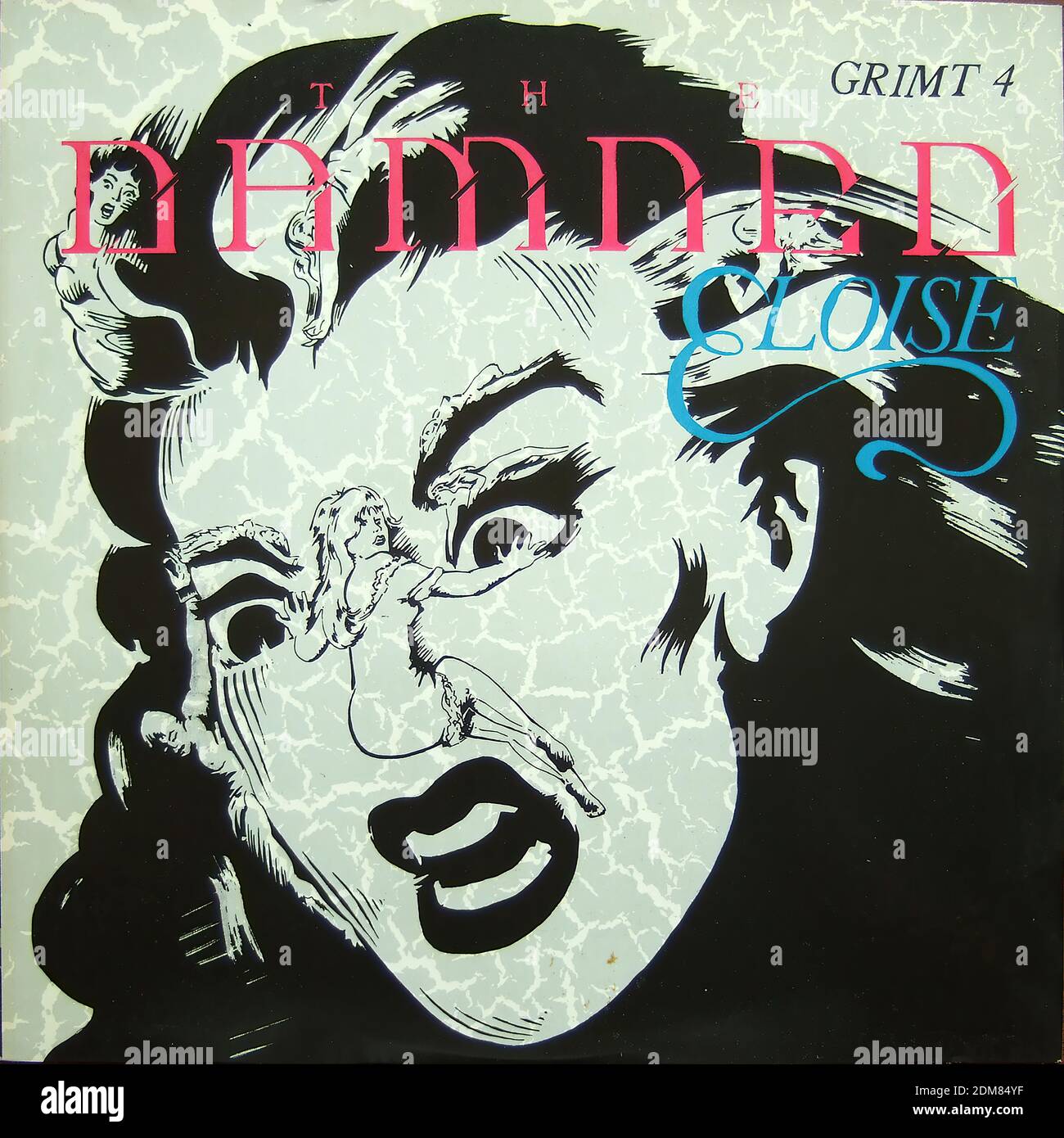 The Damned Eloise Grimt 4 Vintage Vinyl Album Cover Stock Photo