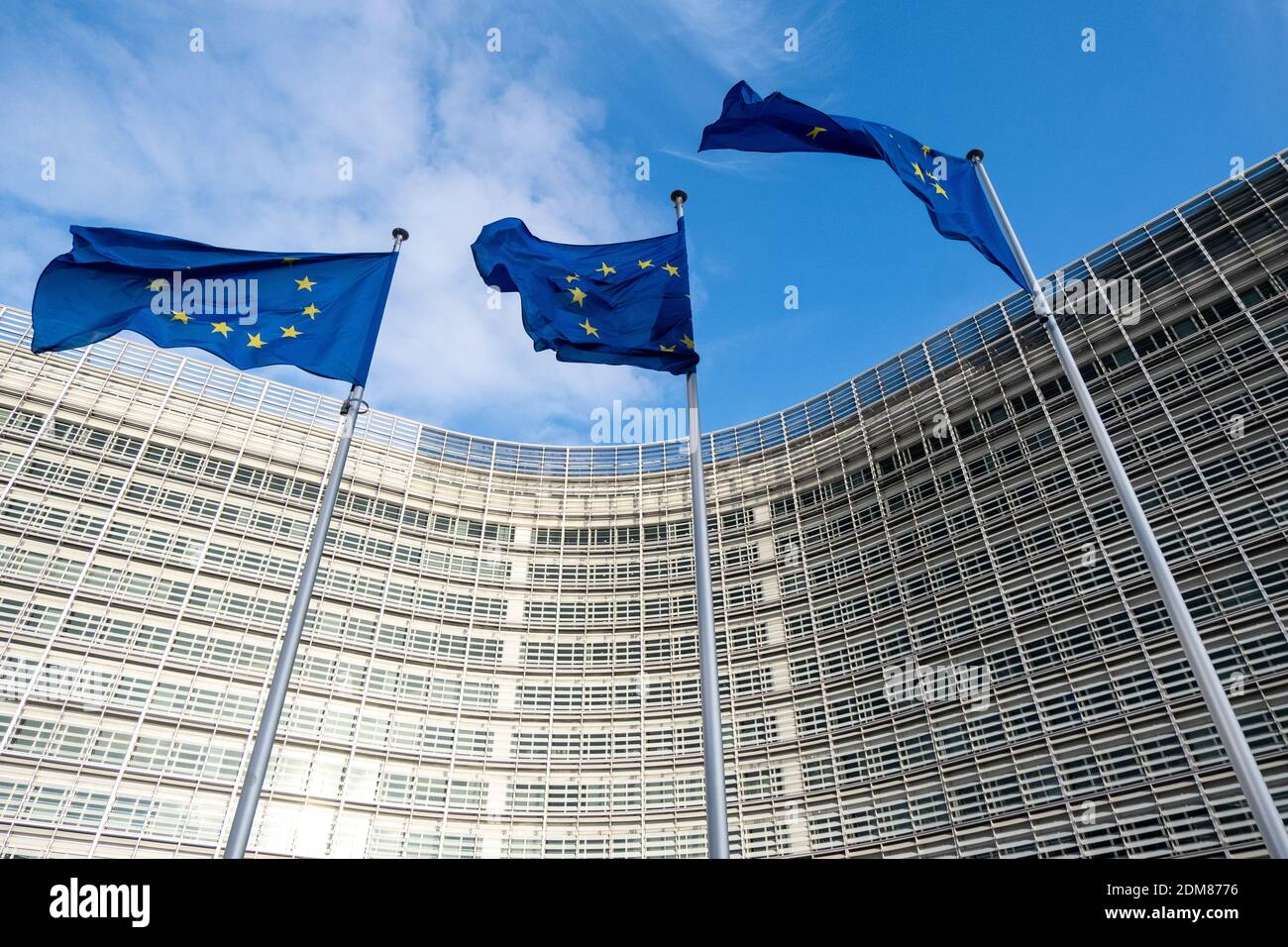 The Berlaymont, headquarters of the European Commission. Brussels on 25 ...