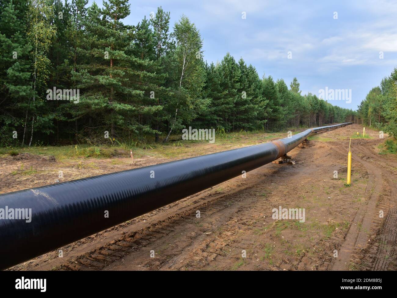 LNG pipeline construction project for global exports of natural gas ...