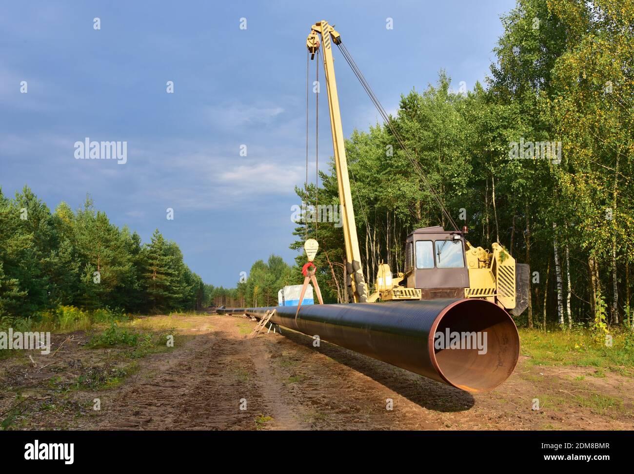 LNG pipeline construction project for global exports of natural gas ...