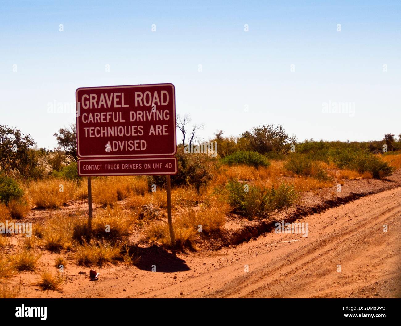 Gravel Road Sign High Resolution Stock Photography and Images - Alamy