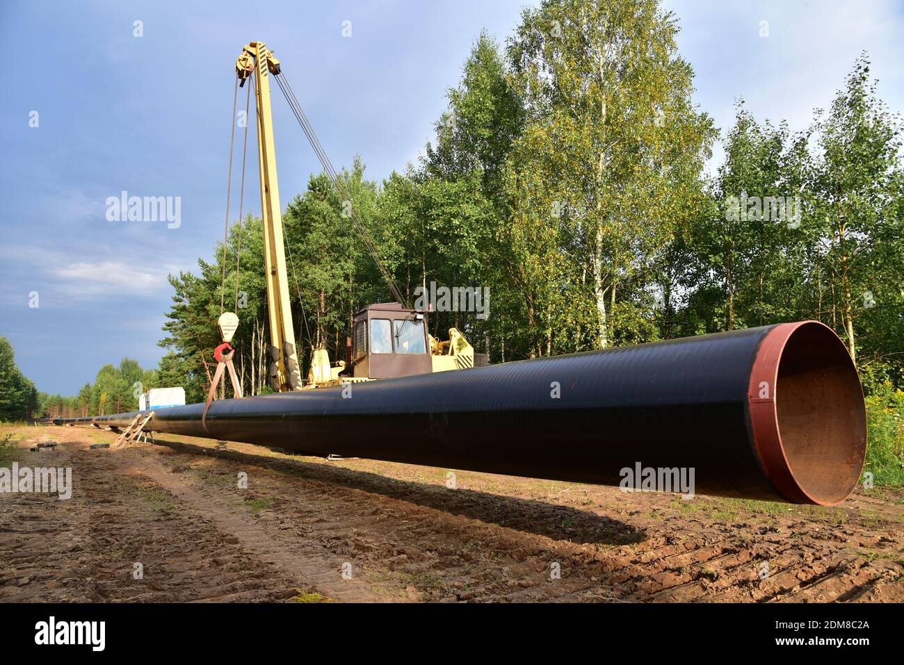 LNG pipeline construction project for global exports of natural gas ...