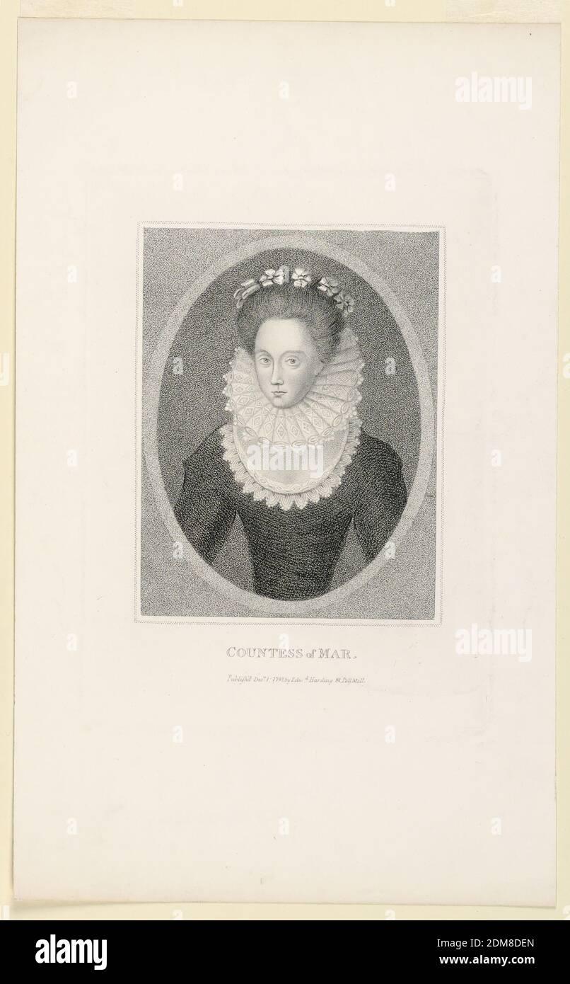 Portrait of Isabel Erskine, Countess of Mar, Edward Harding, British ...