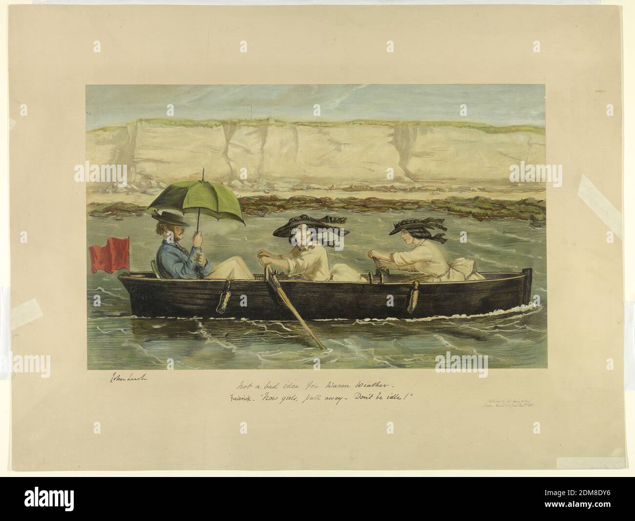 Not a Bad Idea for Warm Weater (Proof), John Leech, English, 1817 ...
