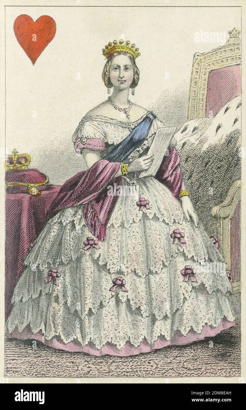 Queen of hearts playing card hi-res stock photography and images - Alamy