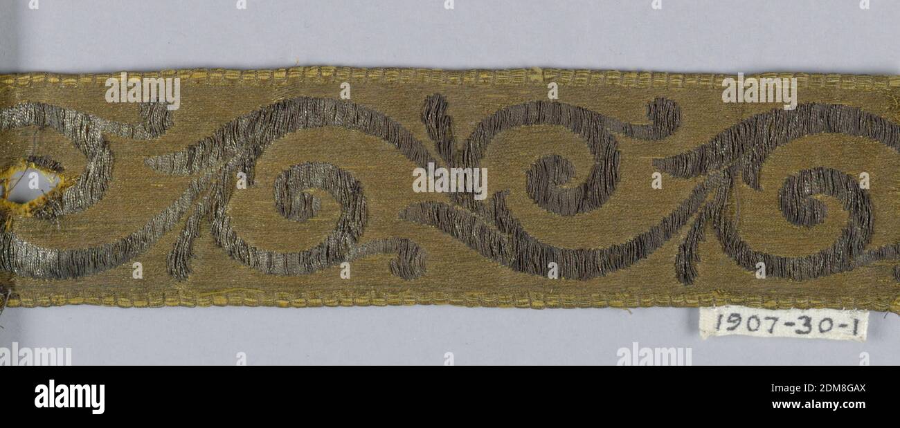 Silver gilt galloon trim hi-res stock photography and images - Alamy