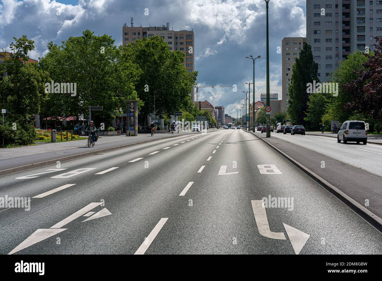 Federal Road In Potsdam Stock Photo - Alamy