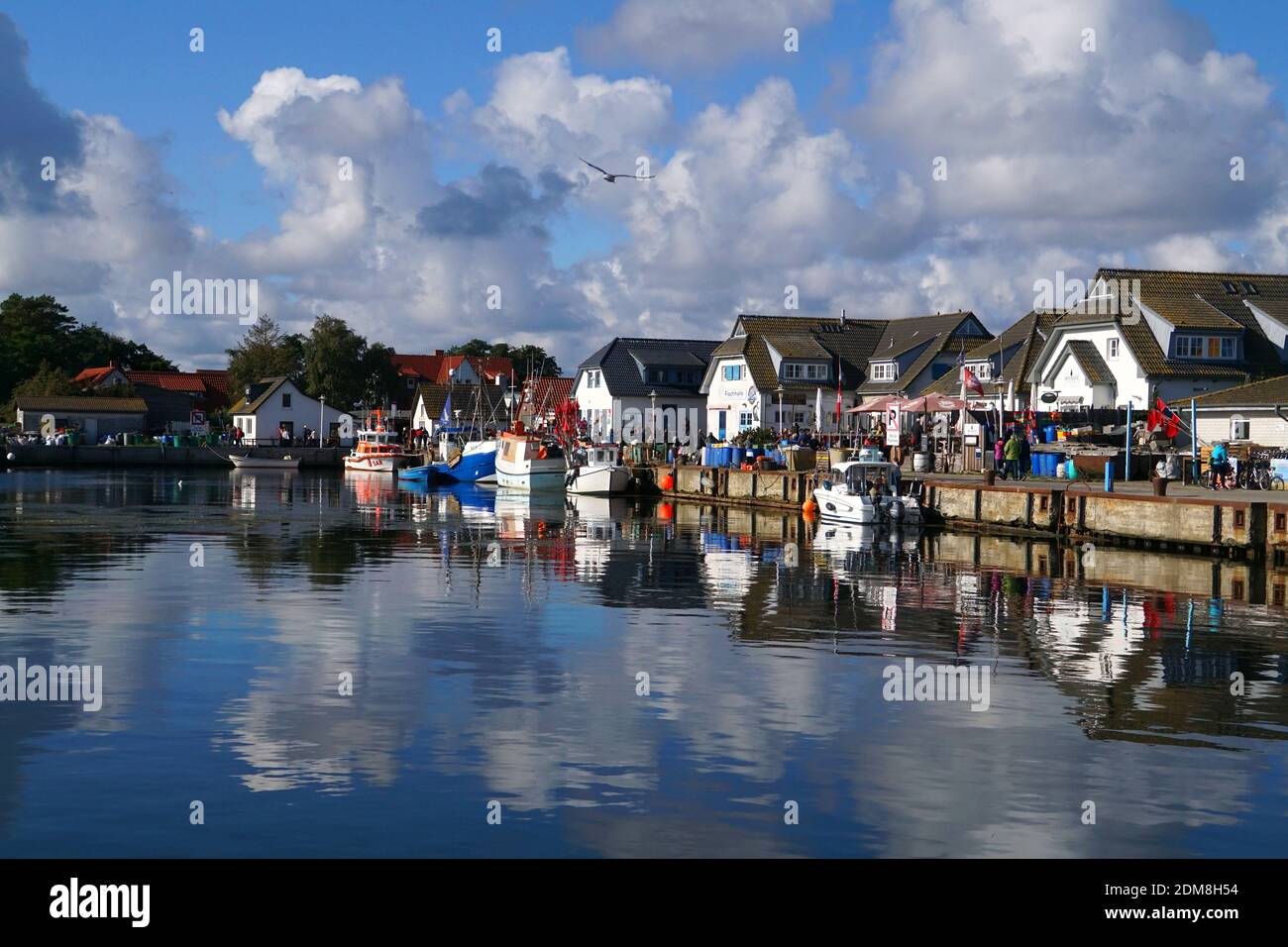 Harbor From Vitte Of Hiddensee Stock Photo - Alamy
