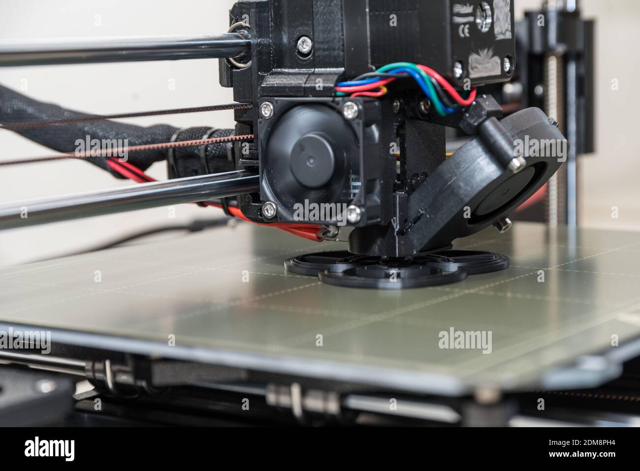 Printing Technology With 3D Printer - Printing Process Stock Photo - Alamy