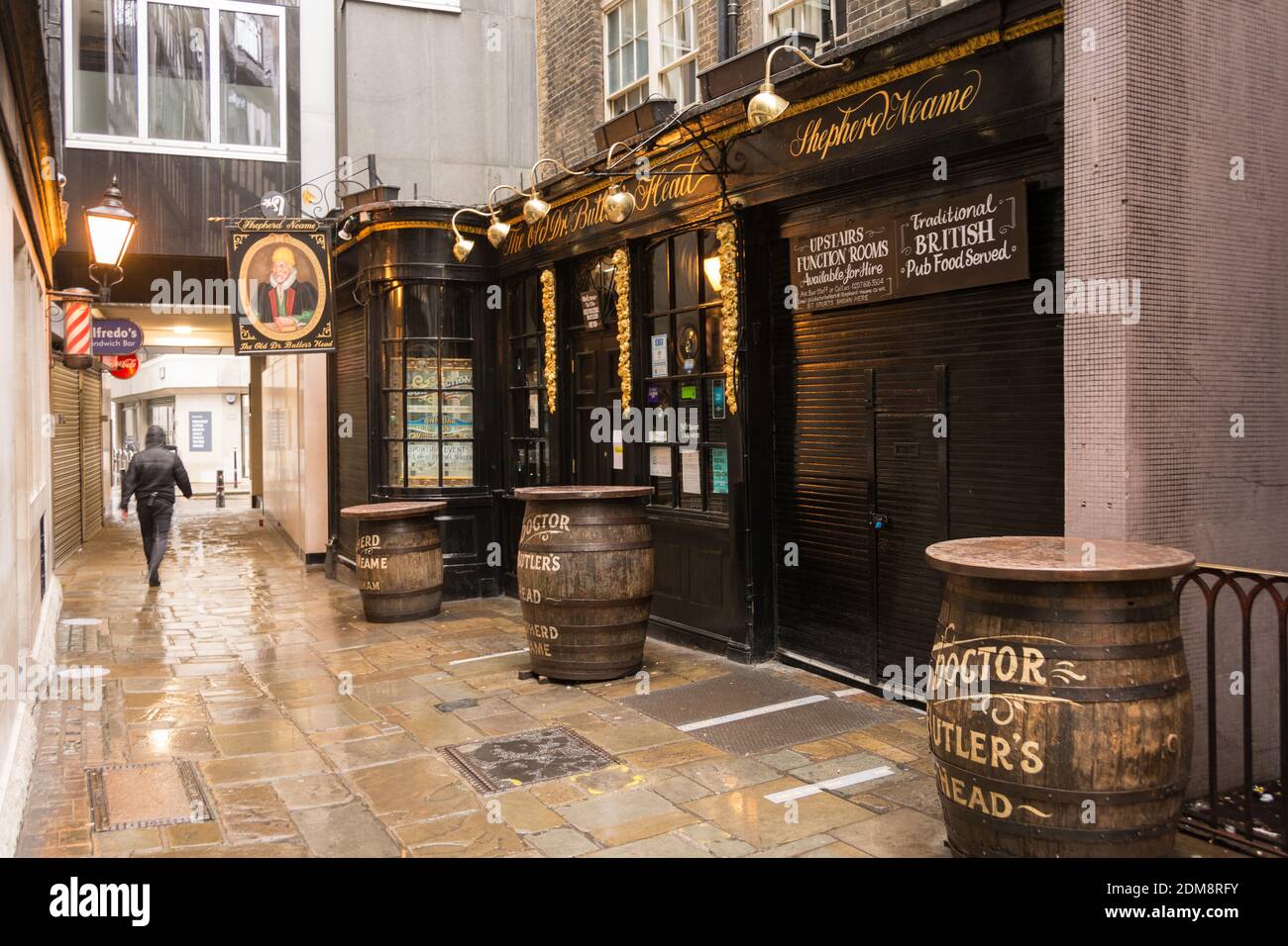 The Old Doctor Butler's Head pub on Masons Ave, London, EC2, City of ...