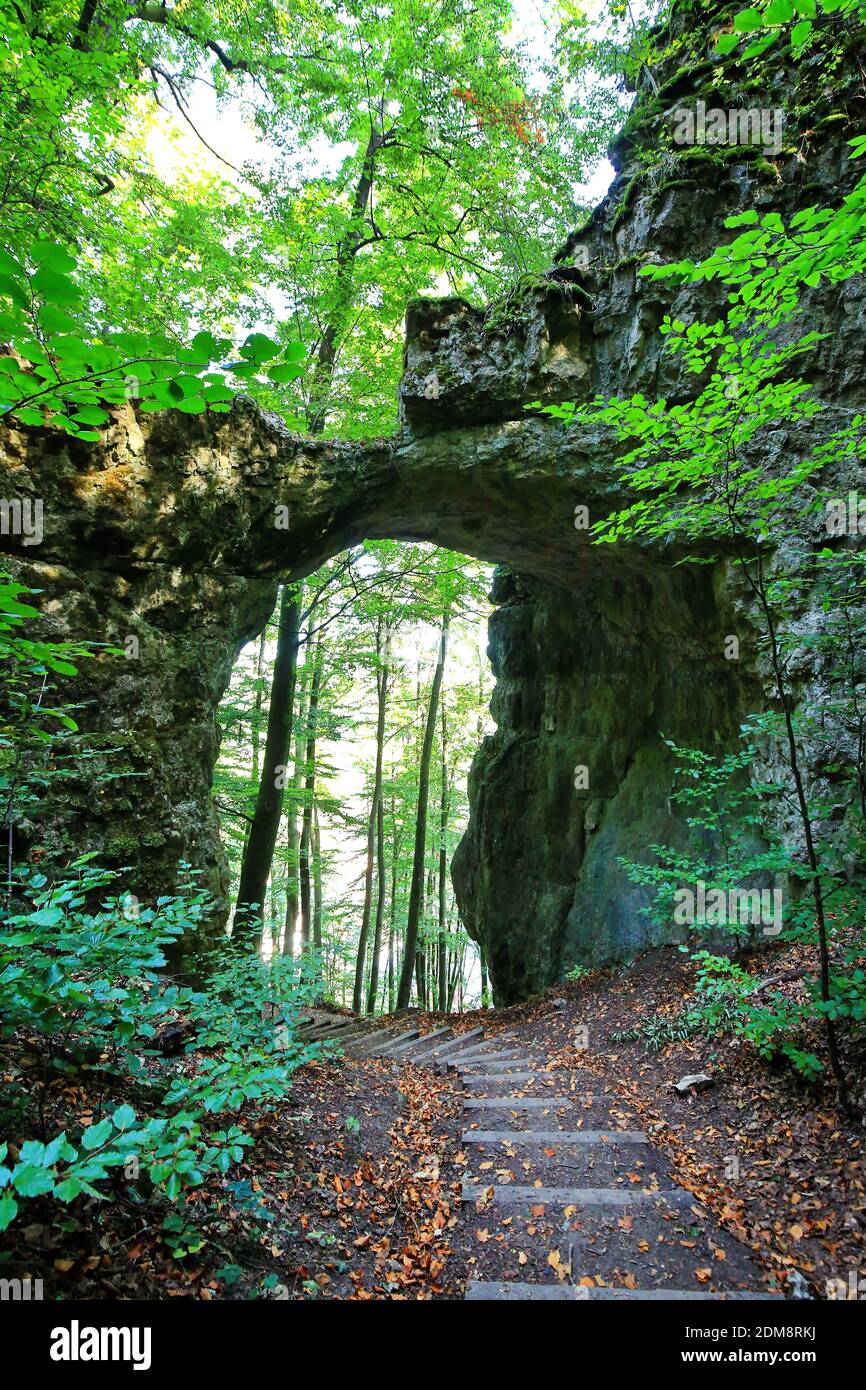 The Rock Gate Is A Sight Of Emmendorf Near Kinding Stock Photo - Alamy