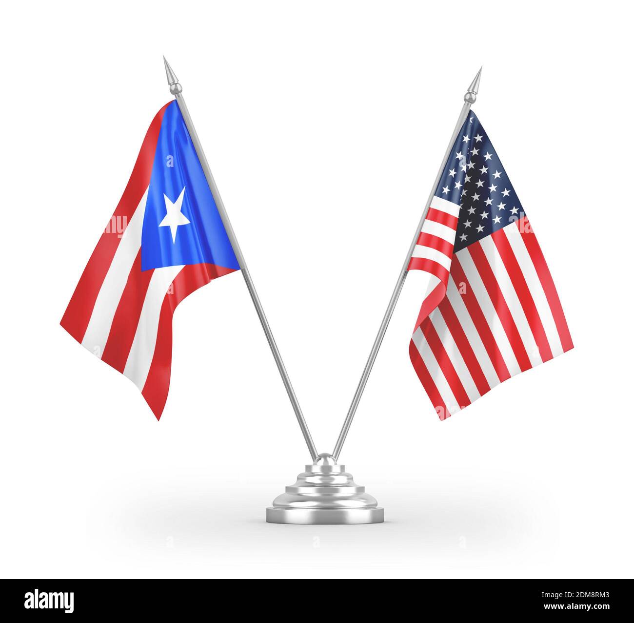 Puerto rico and us flags Cut Out Stock Images & Pictures - Alamy