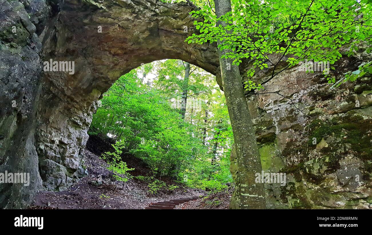 The Rock Gate Is A Sight Of Emmendorf Near Kinding Stock Photo - Alamy