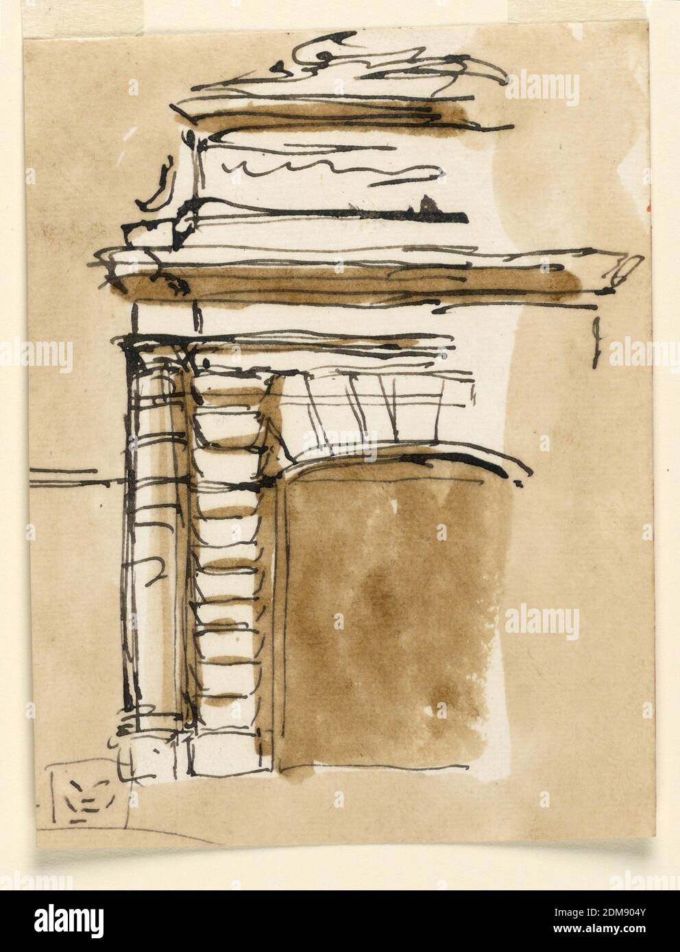 Doric column drawing hi-res stock photography and images - Alamy