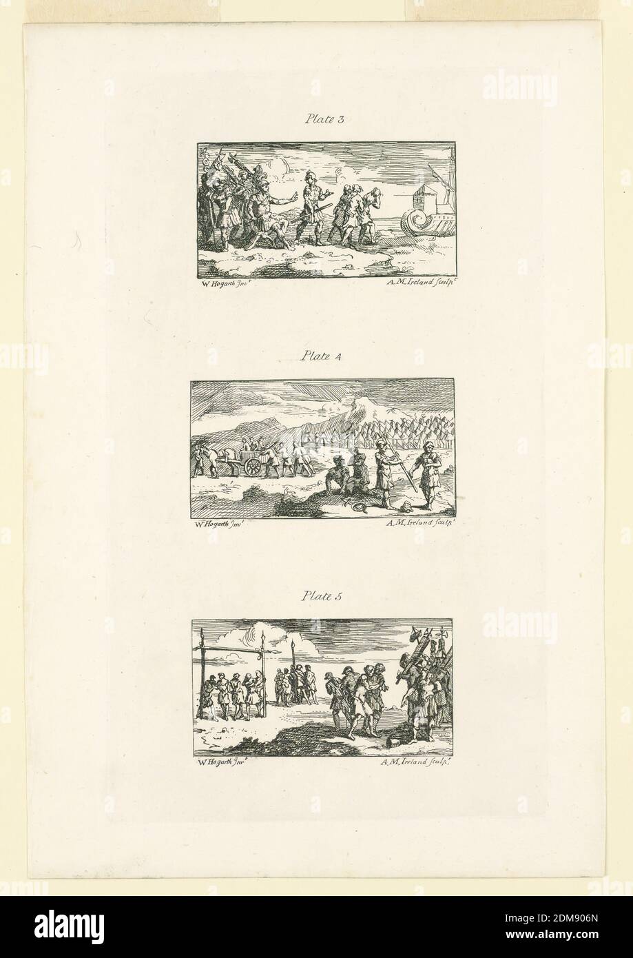 Plates 3, 4, and 5, Illustrations for 'Roman Military Punishment' by ...
