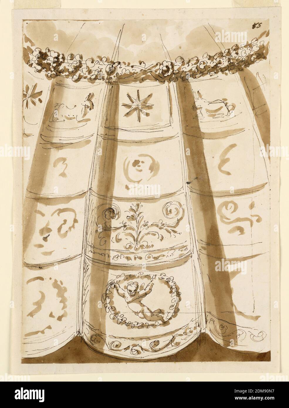 Design for the Decoration of a Dome, Giuseppe Barberi, Italian, 1746 ...