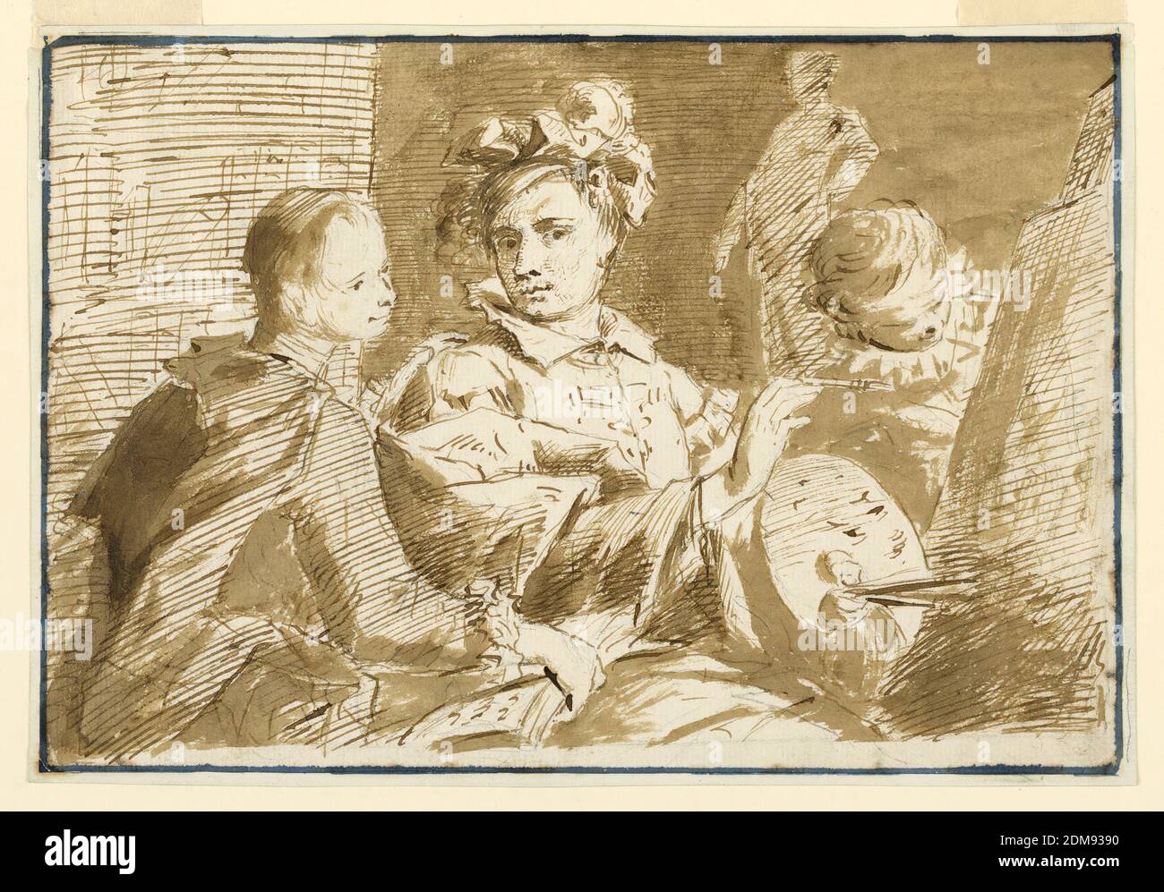 Brush and bistre wash hi-res stock photography and images - Alamy