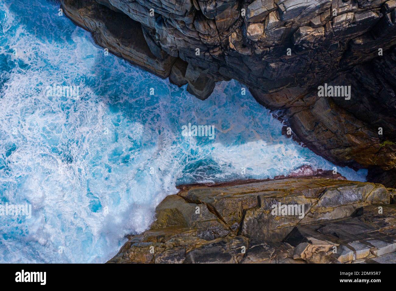 Natural bridge at the Torndirrup National Park, Australia Stock Photo ...