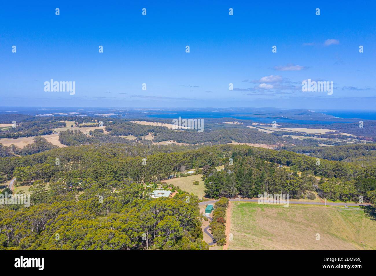 Landscape of Western Australia viewed from Mount Shadforth Stock Photo ...