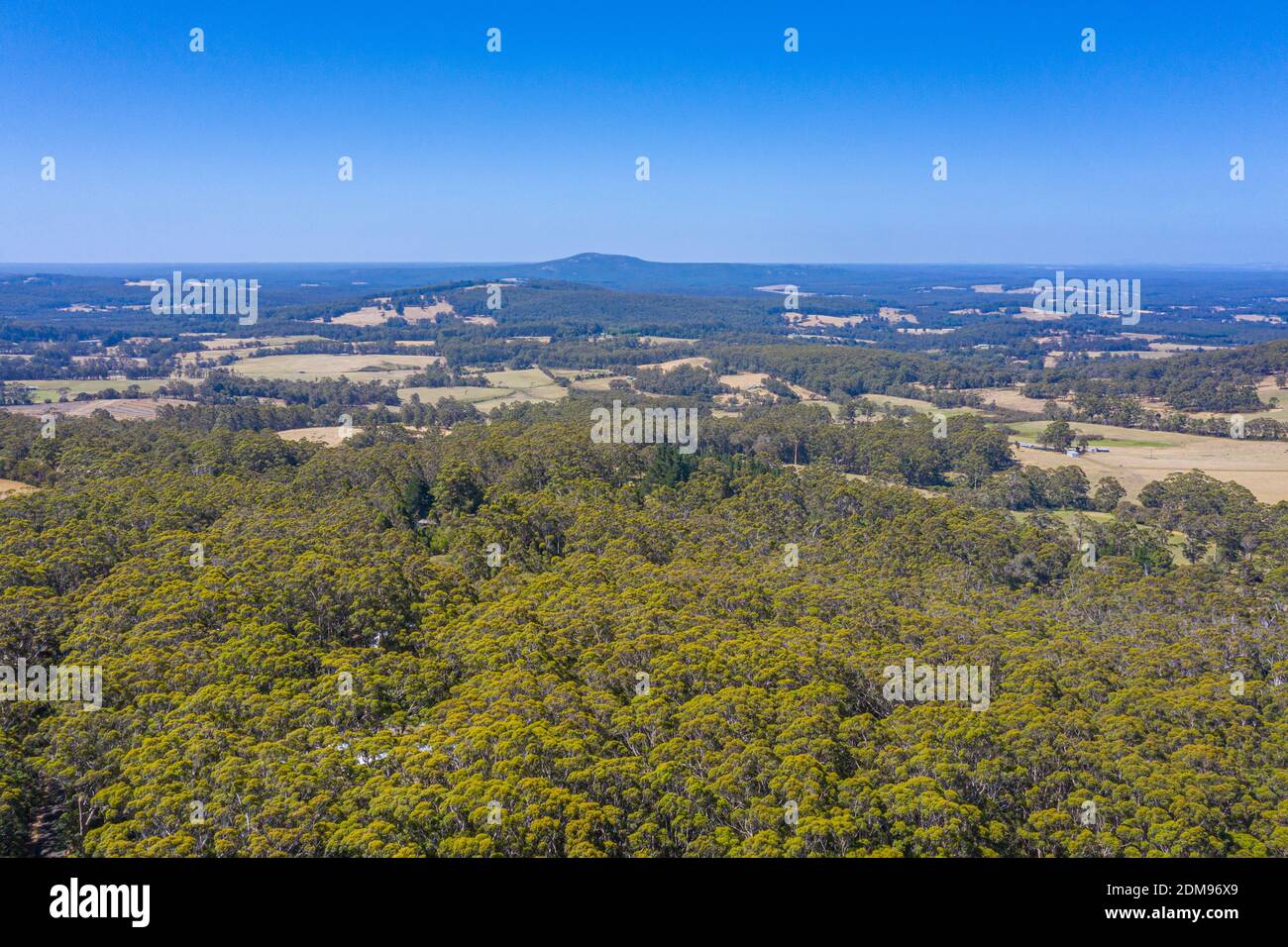 Landscape of Western Australia viewed from Mount Shadforth Stock Photo ...