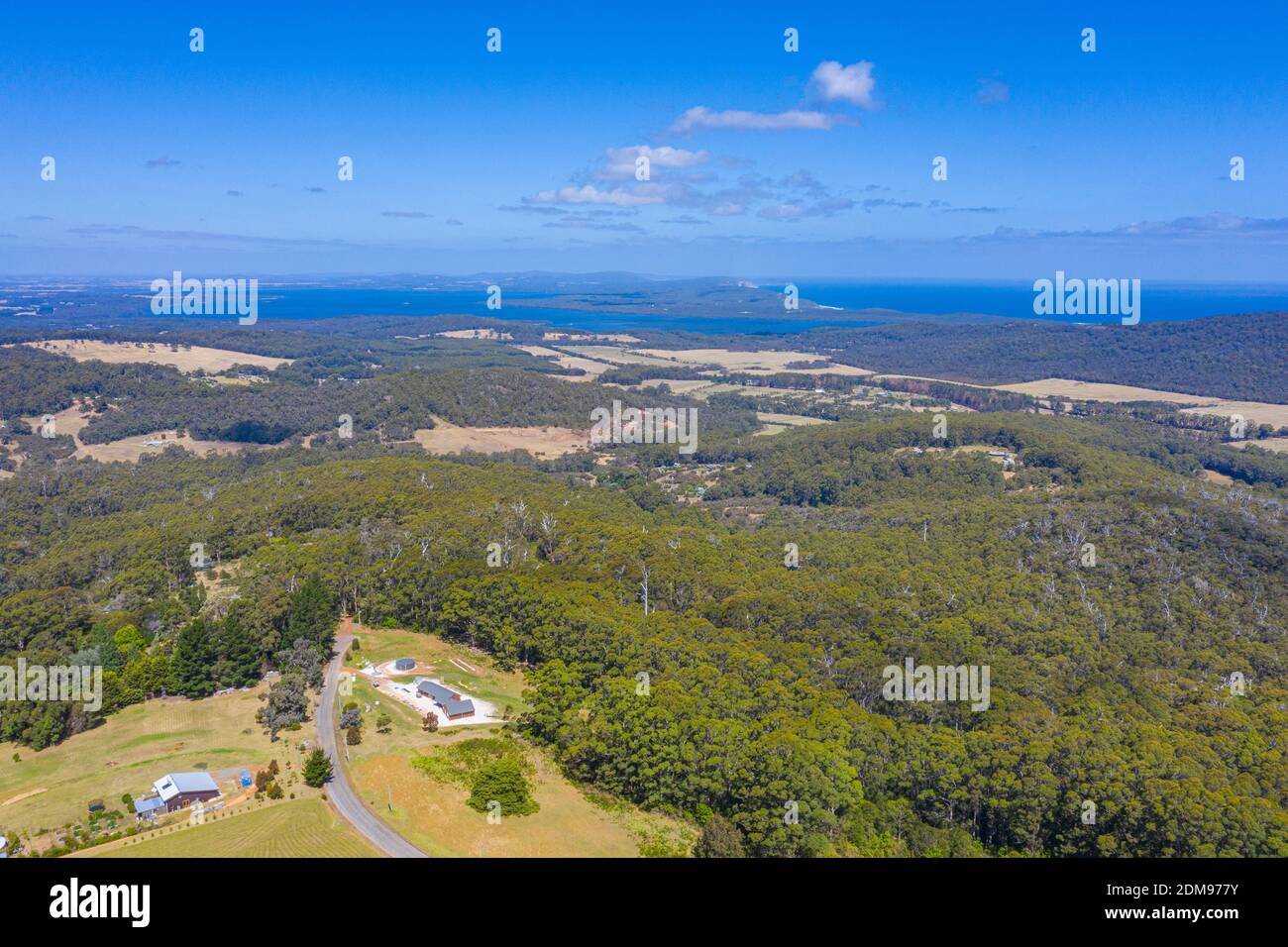 Landscape of Western Australia viewed from Mount Shadforth Stock Photo ...