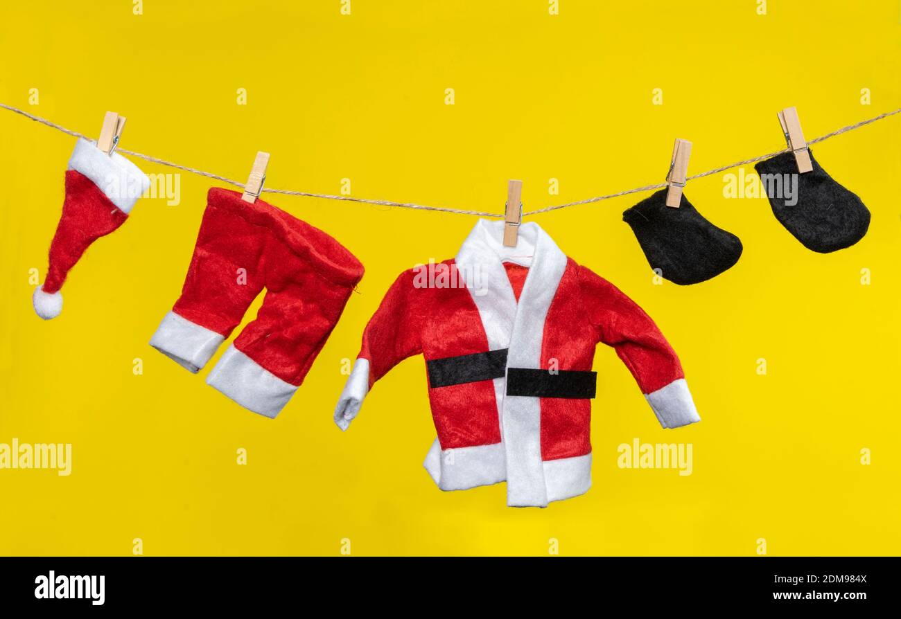 Santa suit washing hi-res stock photography and images - Alamy