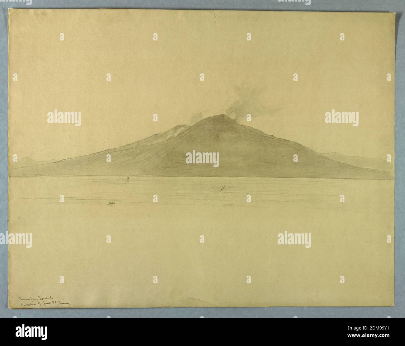 Study of Mt. Vesuvius from Sorrento, Italy, William Stanley Haseltine ...