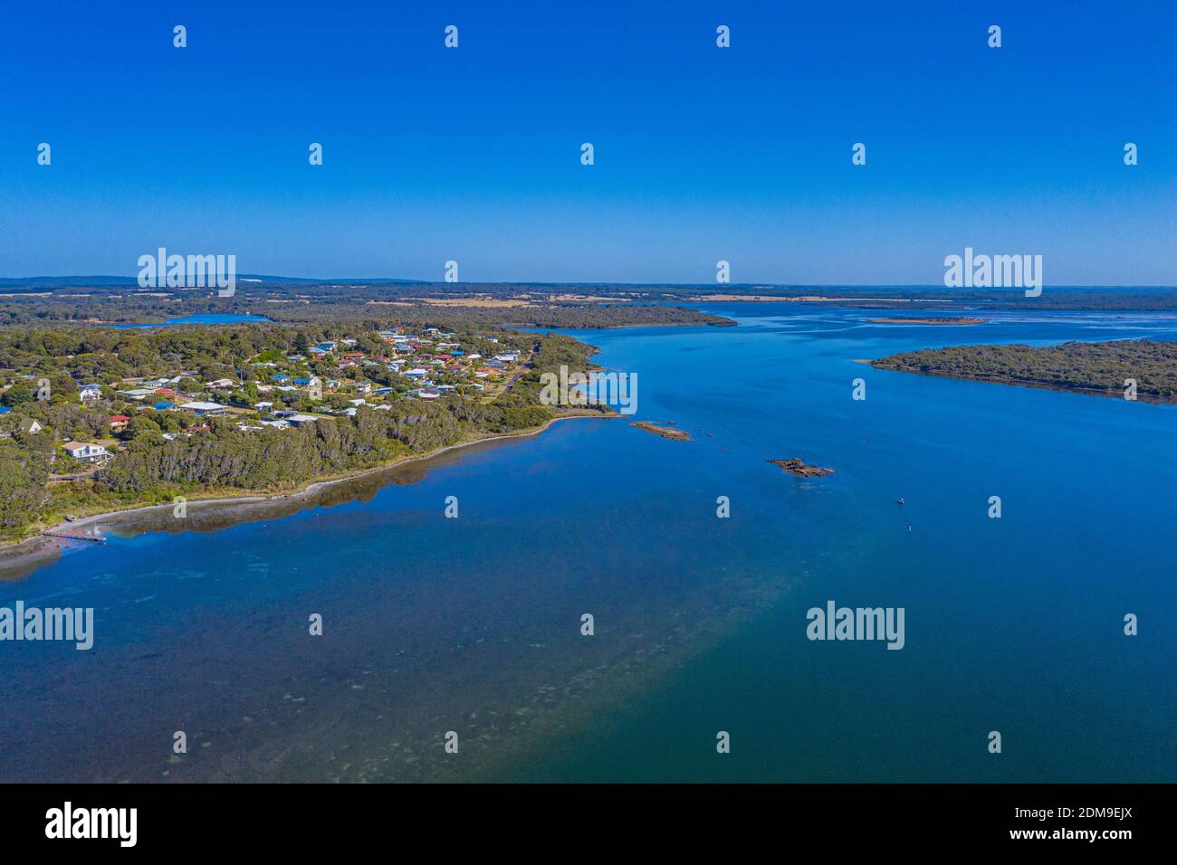Aerial view of Augusta in Australia Stock Photo - Alamy