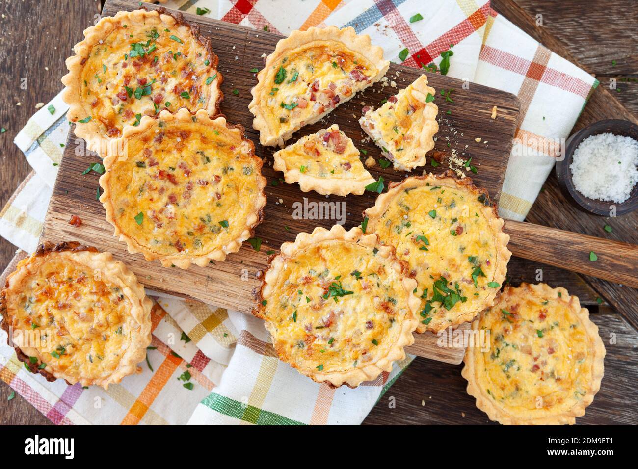 Mini Quiche Lorraine Stock Photo - Alamy