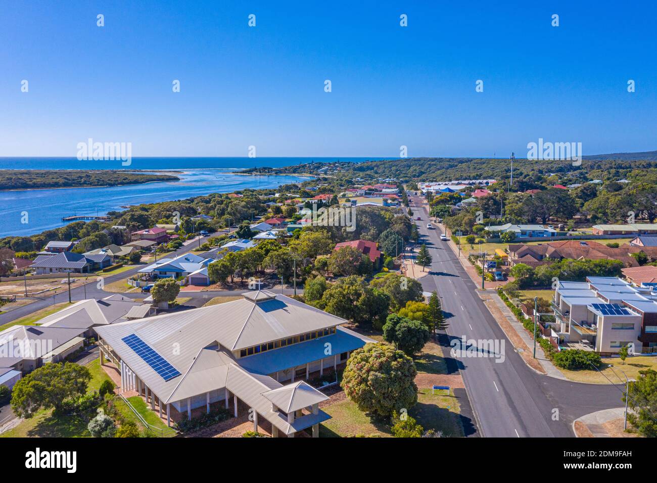 Aerial view of Augusta in Australia Stock Photo - Alamy