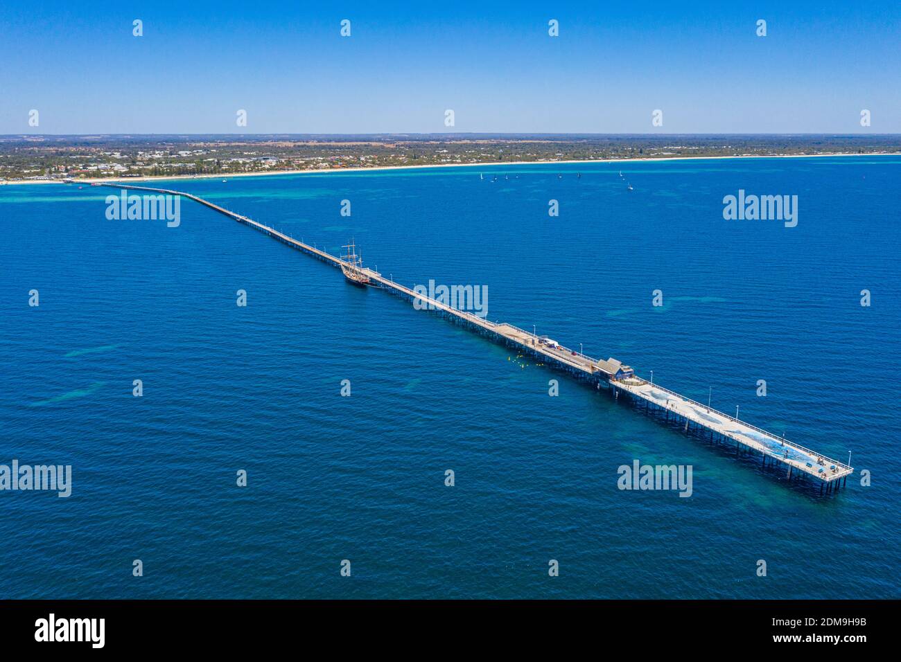 Aerial view of Busselton jetty in Australia Stock Photo - Alamy