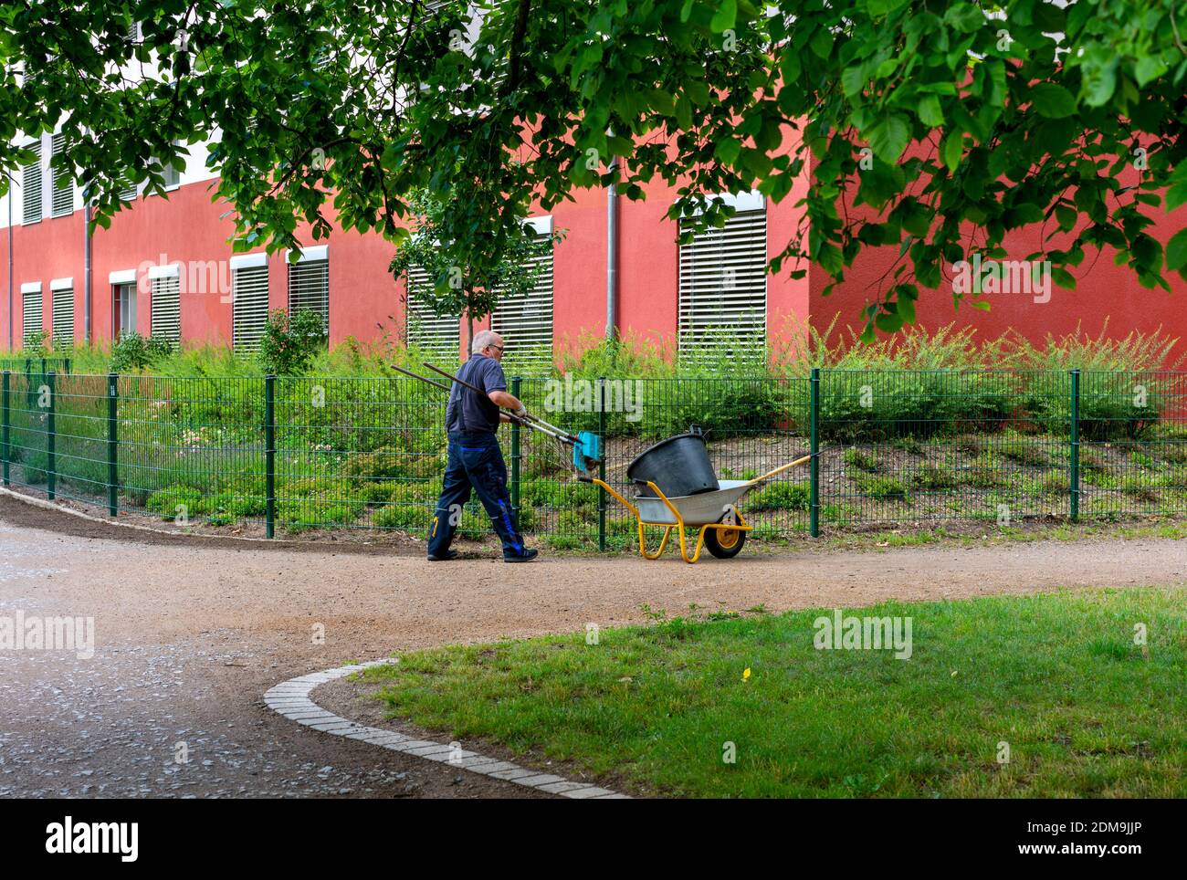 Gardener At Work Stock Photo - Alamy