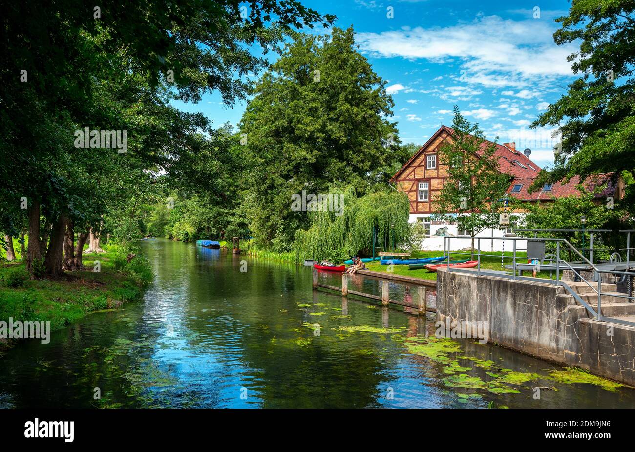 Landscape And Nature In The Spreewald, Germany Stock Photo - Alamy