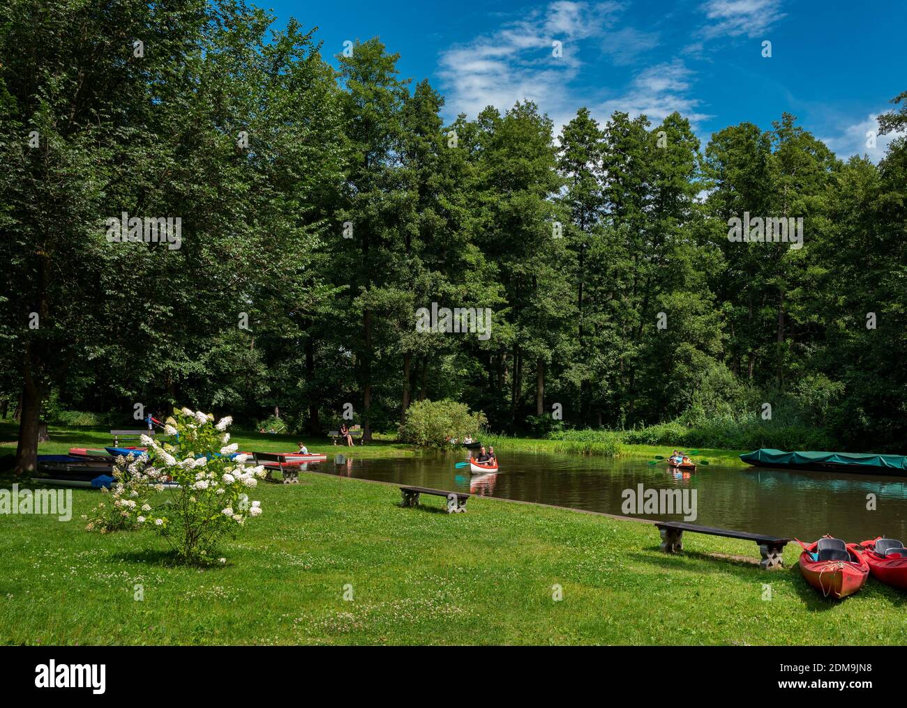 Landscape And Nature In The Spreewald, Germany Stock Photo - Alamy