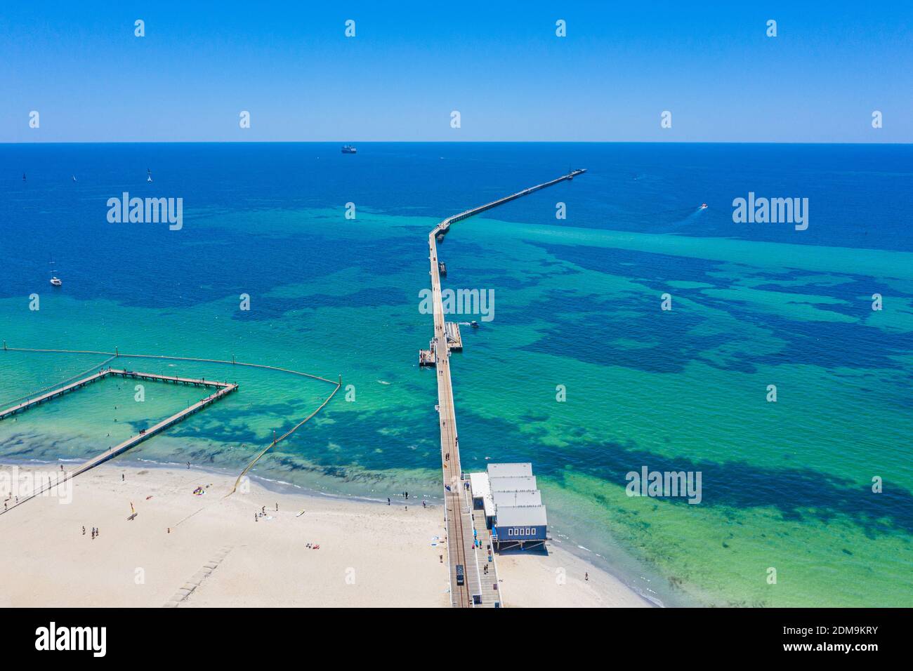 Aerial view of Busselton jetty in Australia Stock Photo - Alamy