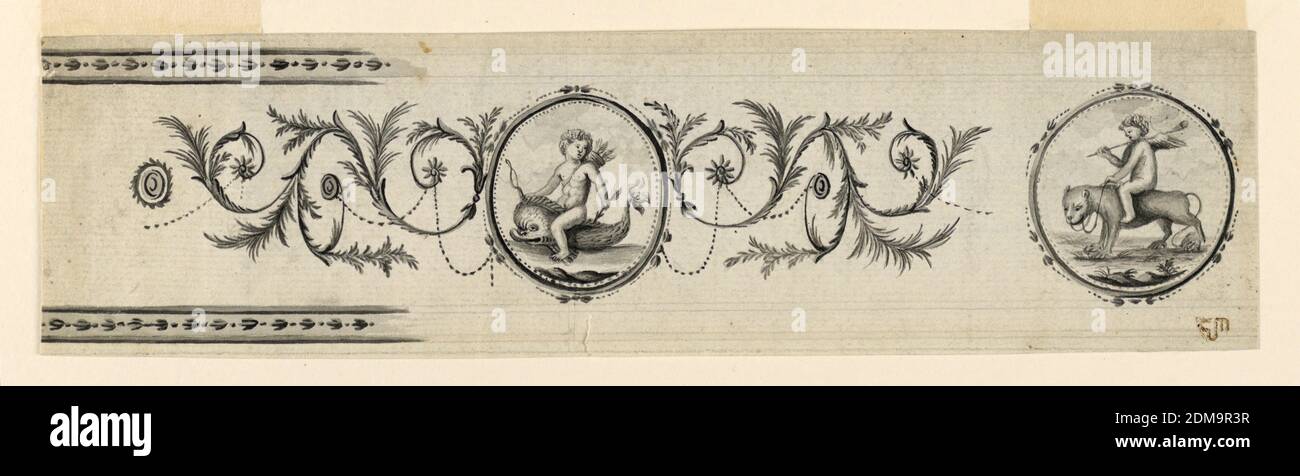 Cupid riding dolphin hi-res stock photography and images - Alamy