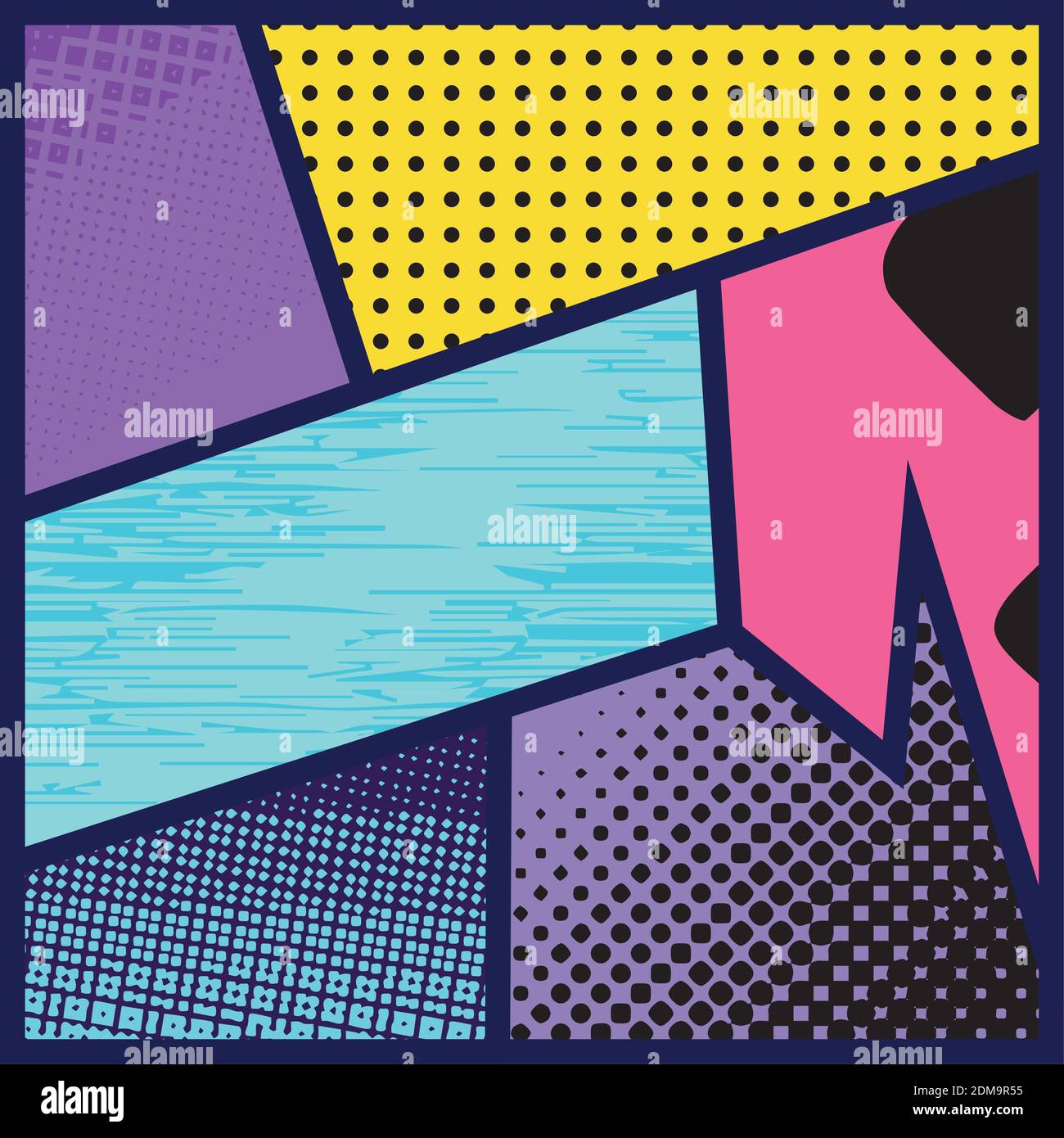 Halftone comic background Stock Vector Image & Art - Alamy