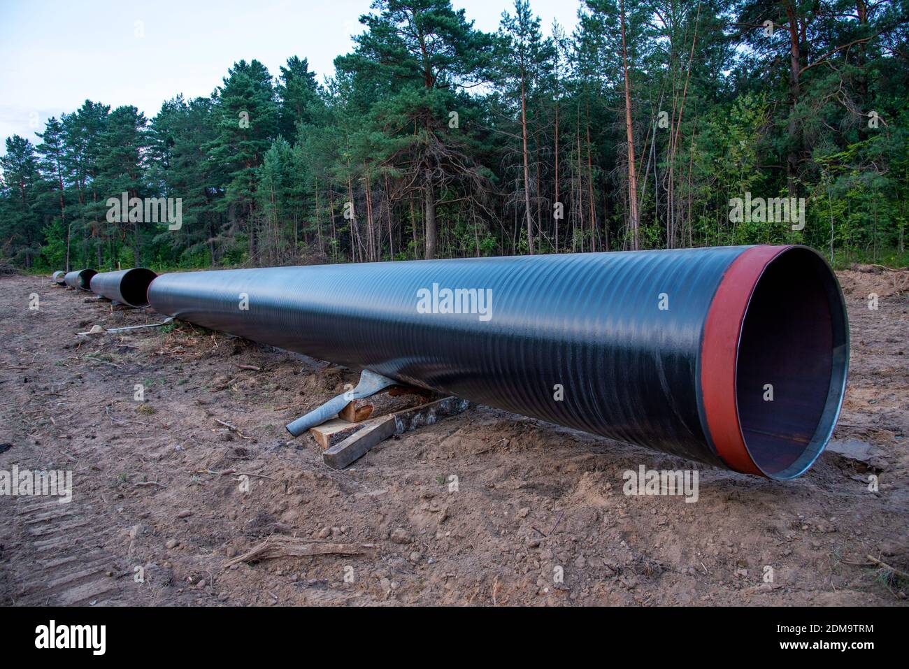 Construction Gas Pipeline Project. Natural Gas and Crude oil ...